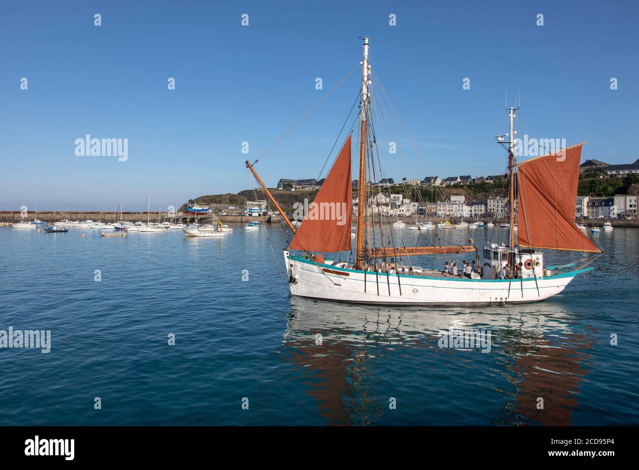 France, Manche, Cotentin, Granville, The Fleur de Lampaul, a former ...