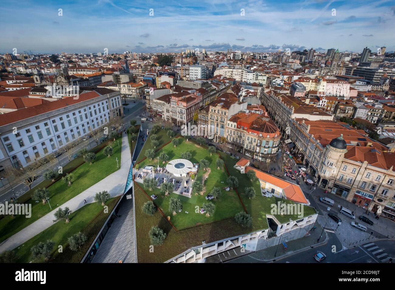 Portugal, Douro, Porto, aerial view from Clerigos Tower Stock Photo - Alamy