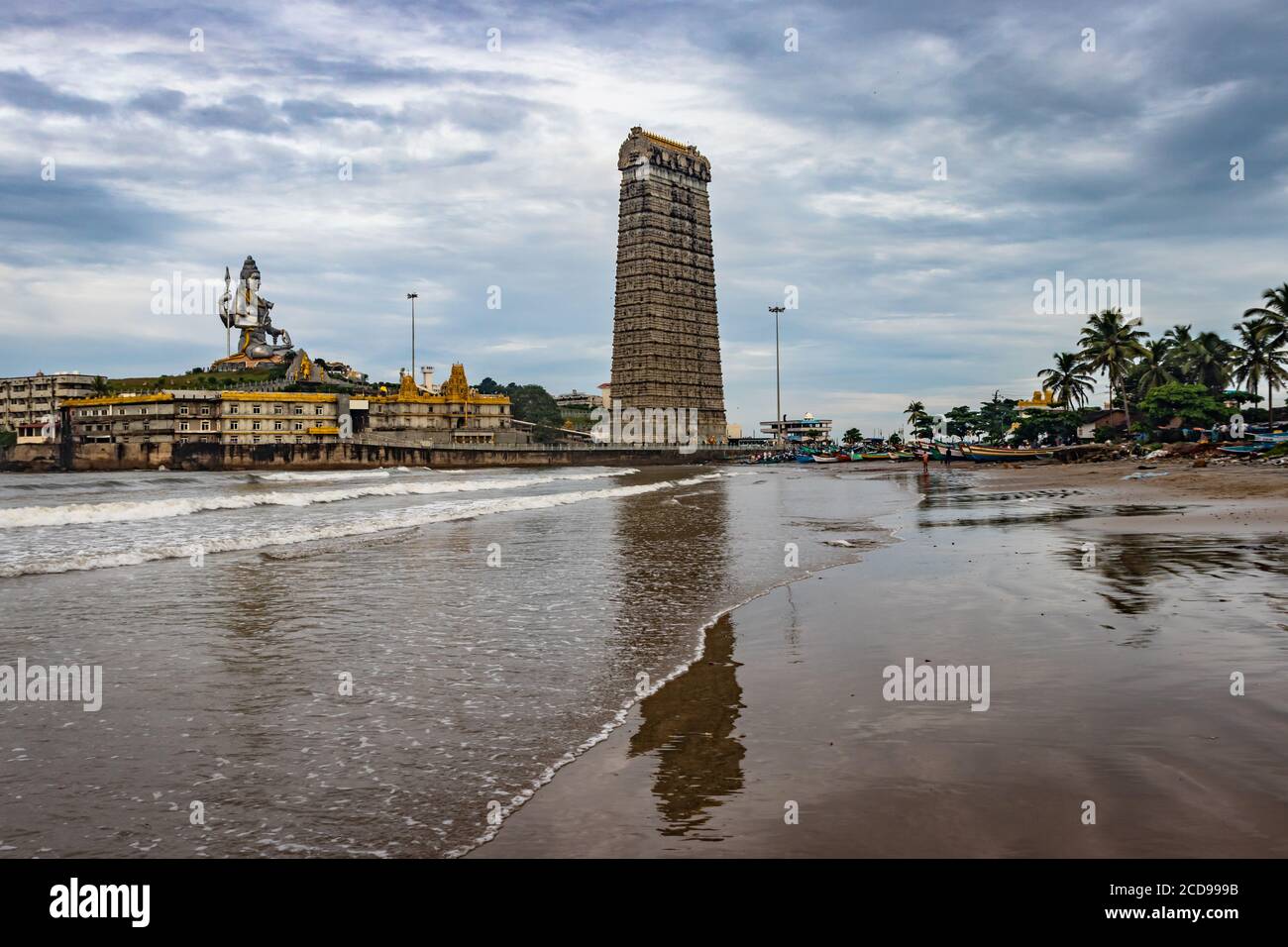 murdeshwar temple early morning view from unique angle image is taken ...