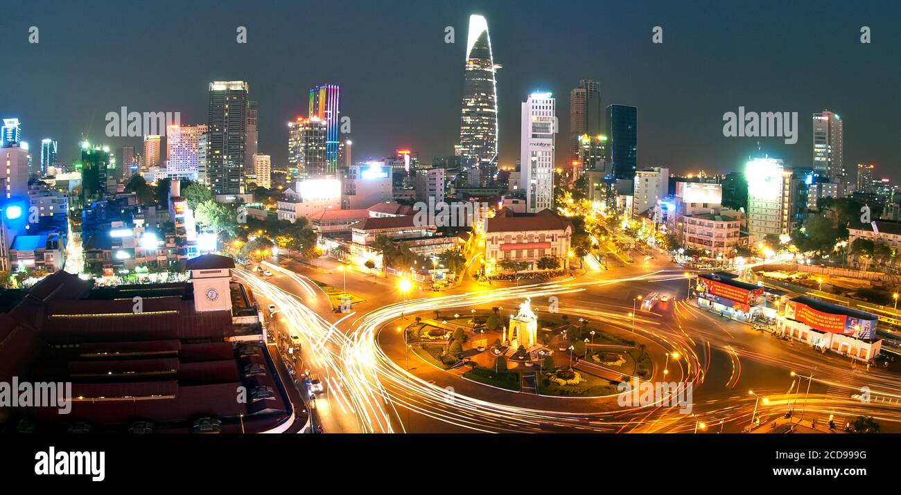 The beauty of Sai Gon city, Vietnam Stock Photo - Alamy