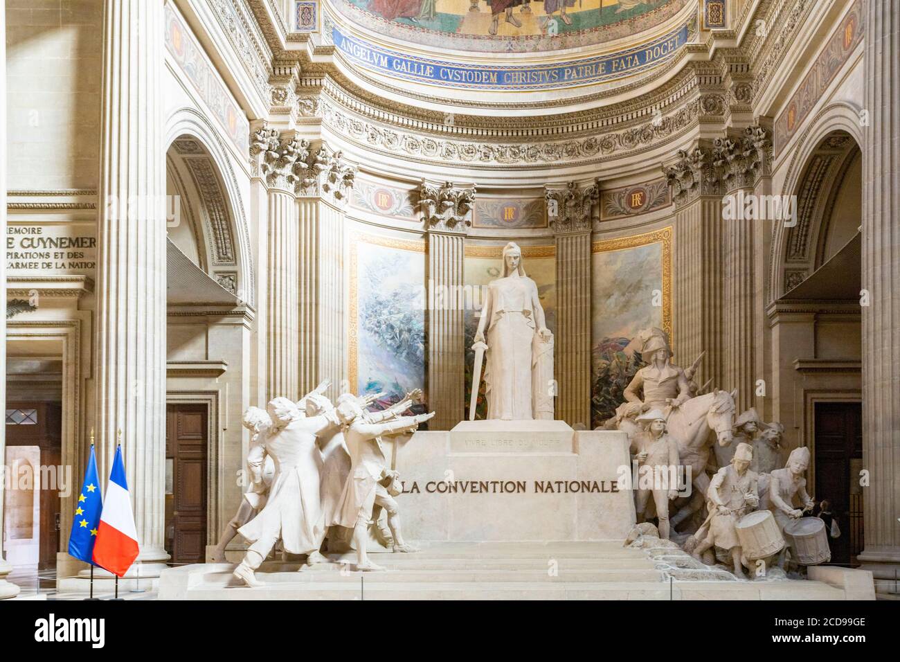 France, Paris, Latin Quarter, Pantheon (1790) neoclassical style ...