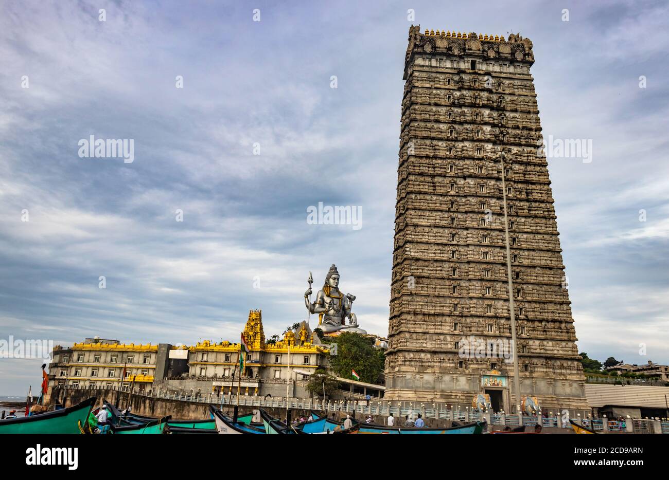 murdeshwar temple early morning view from unique angle image is taken ...