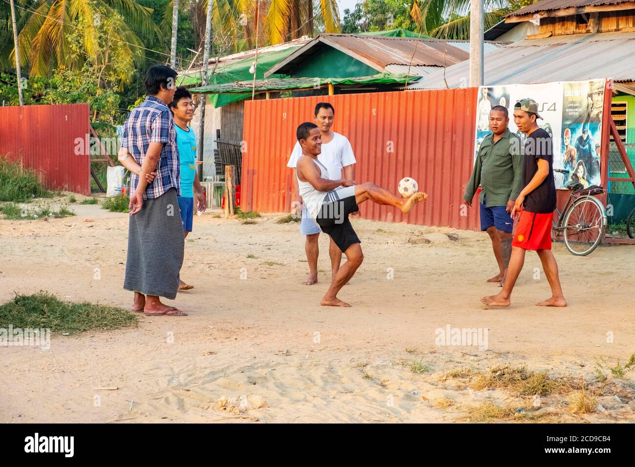 Myanmar (Burma), Yangon, the village of Dalah Stock Photo - Alamy