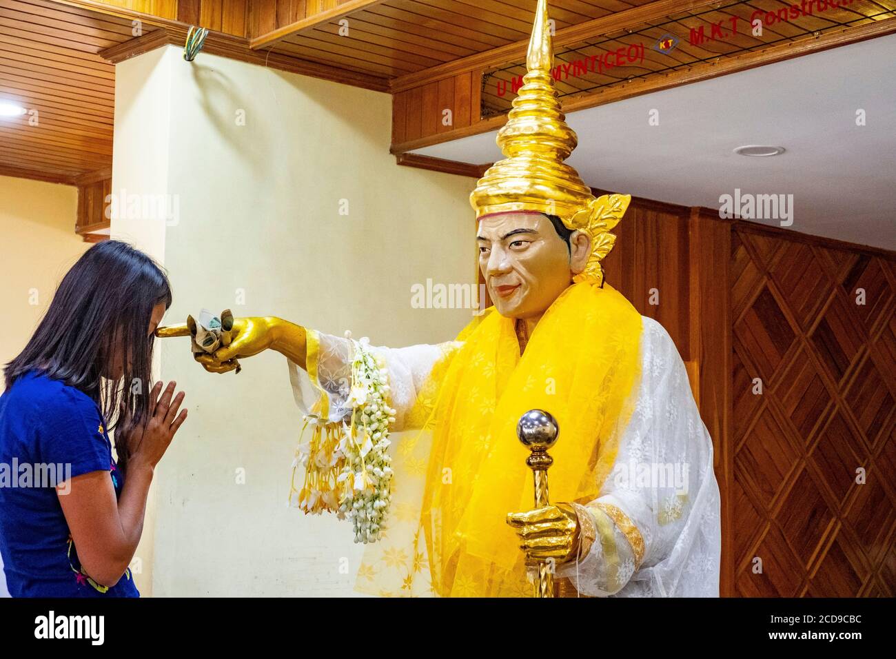 Myanmar (Burma), Yangon, Colonial City, Botataung Pagoda Stock Photo ...