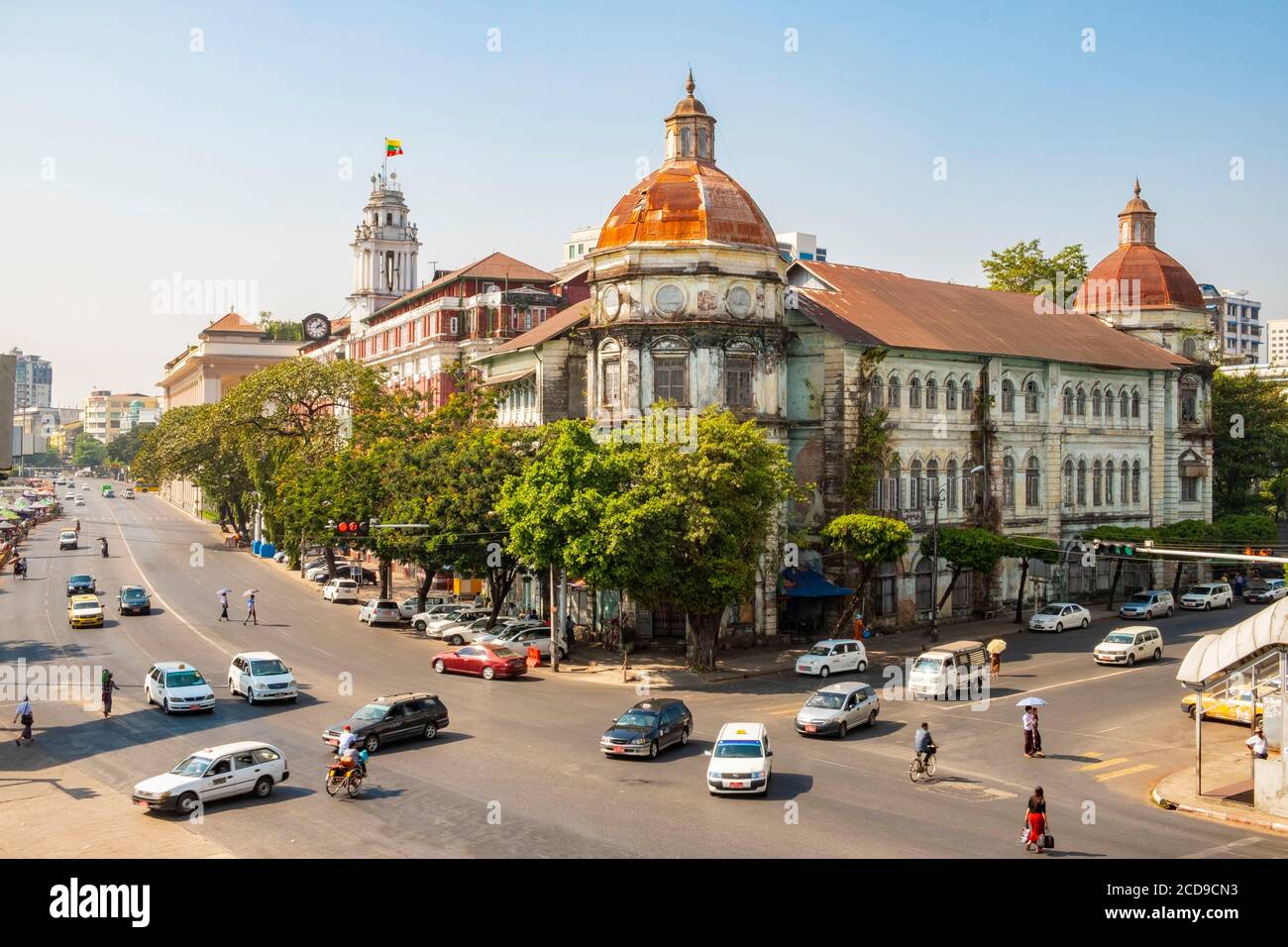 Myanmar (Burma), Yangon, the colonial city Stock Photo - Alamy