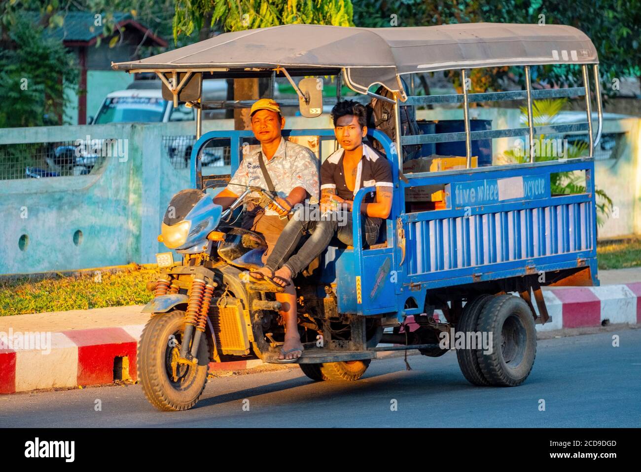 Myanmar tricycle hi-res stock photography and images - Alamy