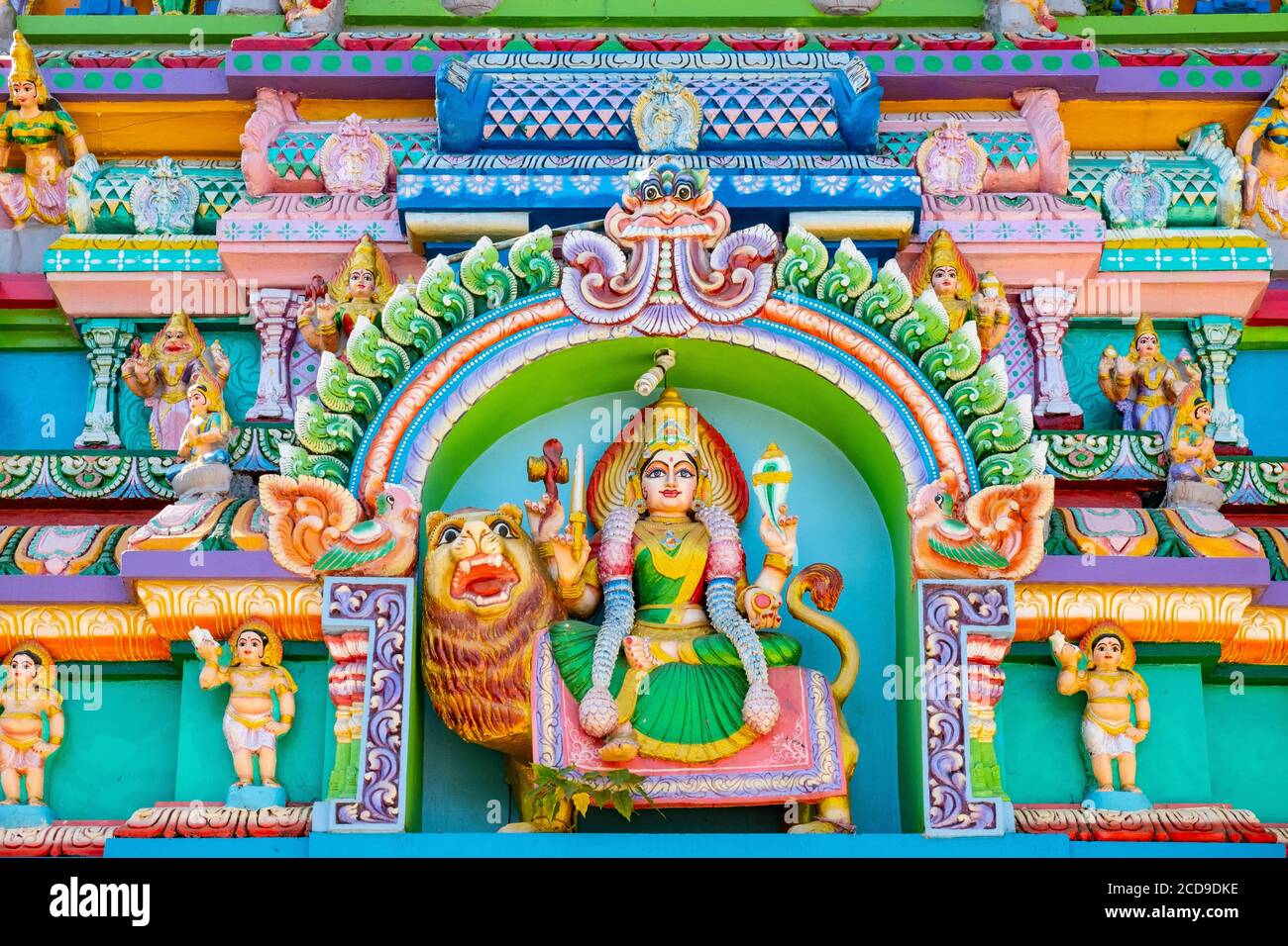 Myanmar (Burma), Karen State, Hpa An City, Hindu Temple Stock Photo - Alamy