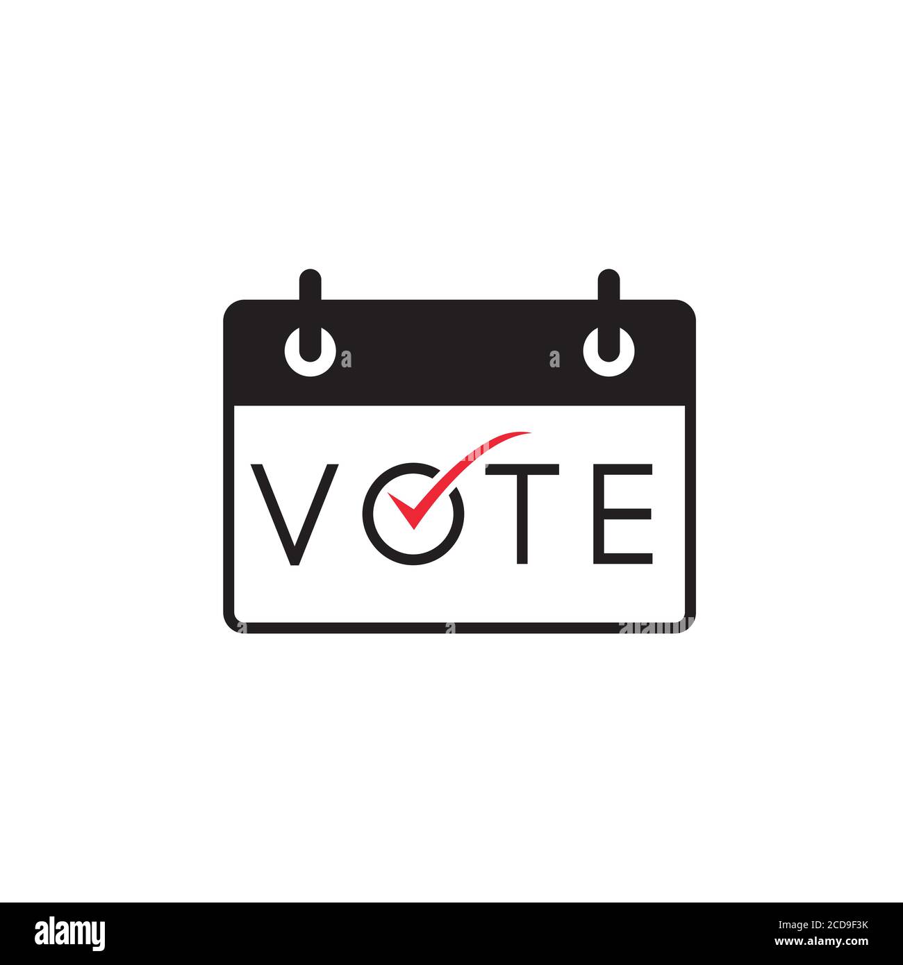 vote calendar icon symbol design vector Stock Vector Image & Art - Alamy
