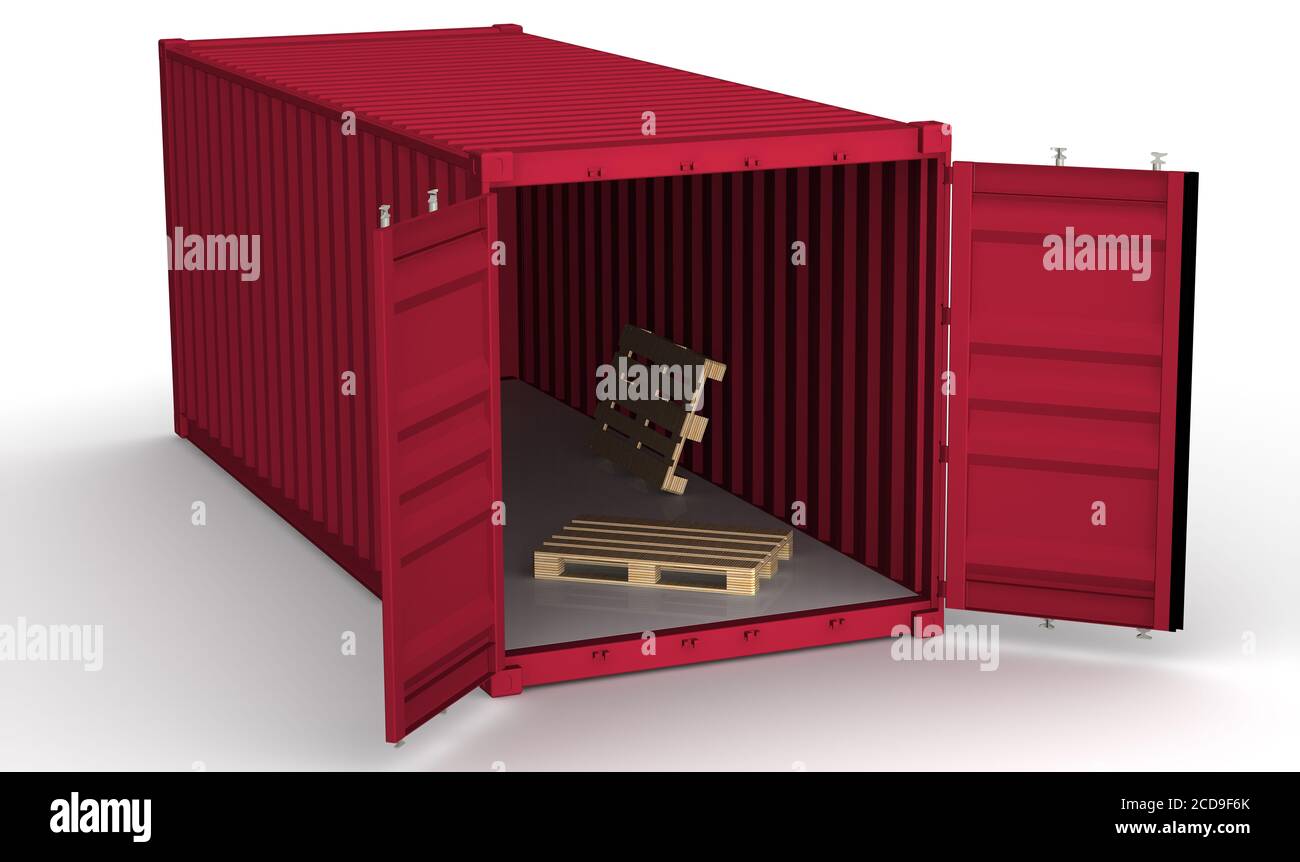 Open cargo container hi-res stock photography and images - Alamy