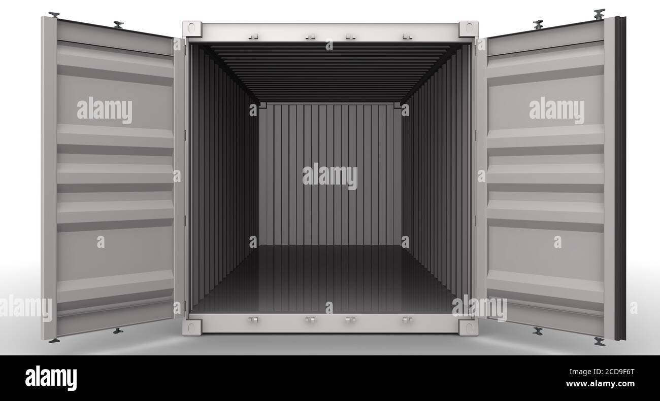 Open shipping container hi-res stock photography and images - Alamy