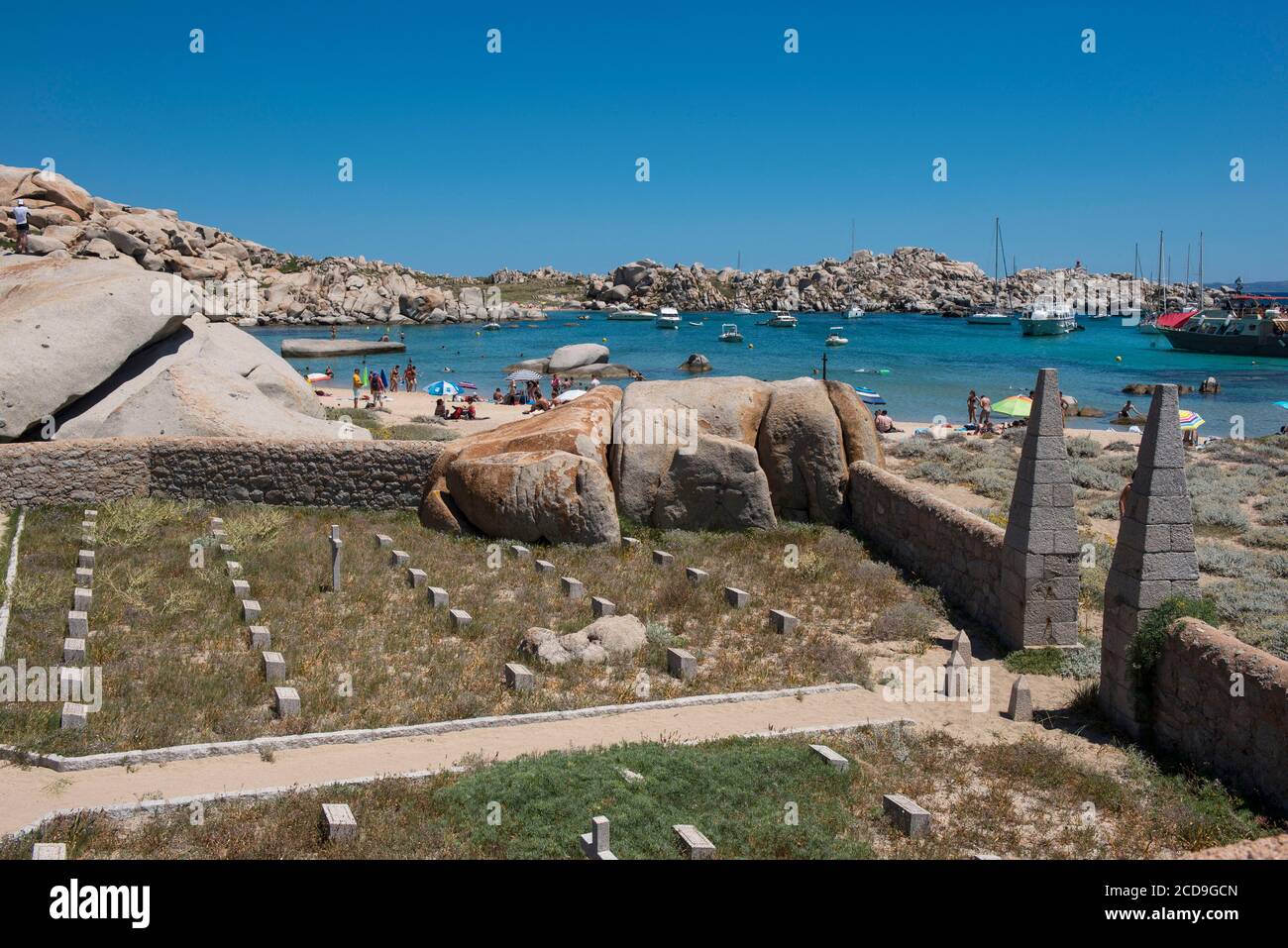 France, Corse du Sud, Bonifacio, Lavezzi Islands, natural reserve of ...
