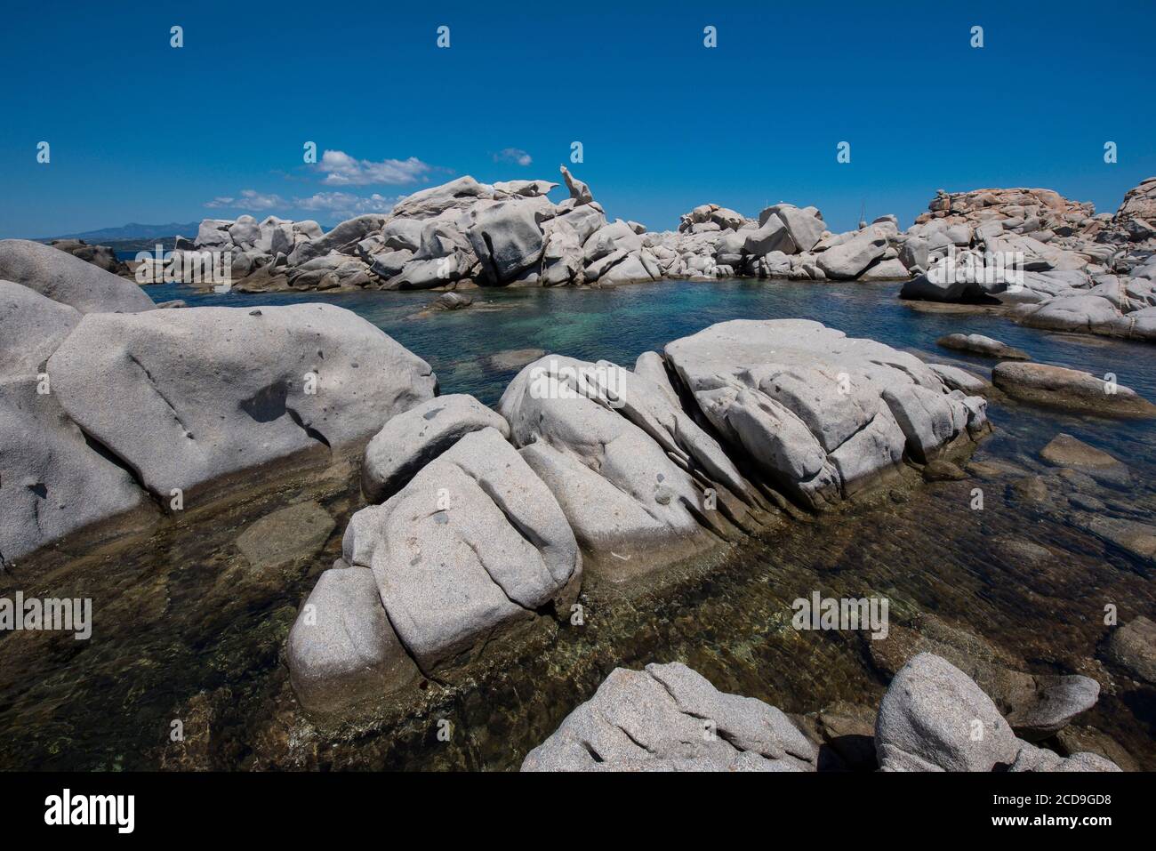 France, Corse du Sud, Bonifacio, Lavezzi Islands, natural reserve of ...