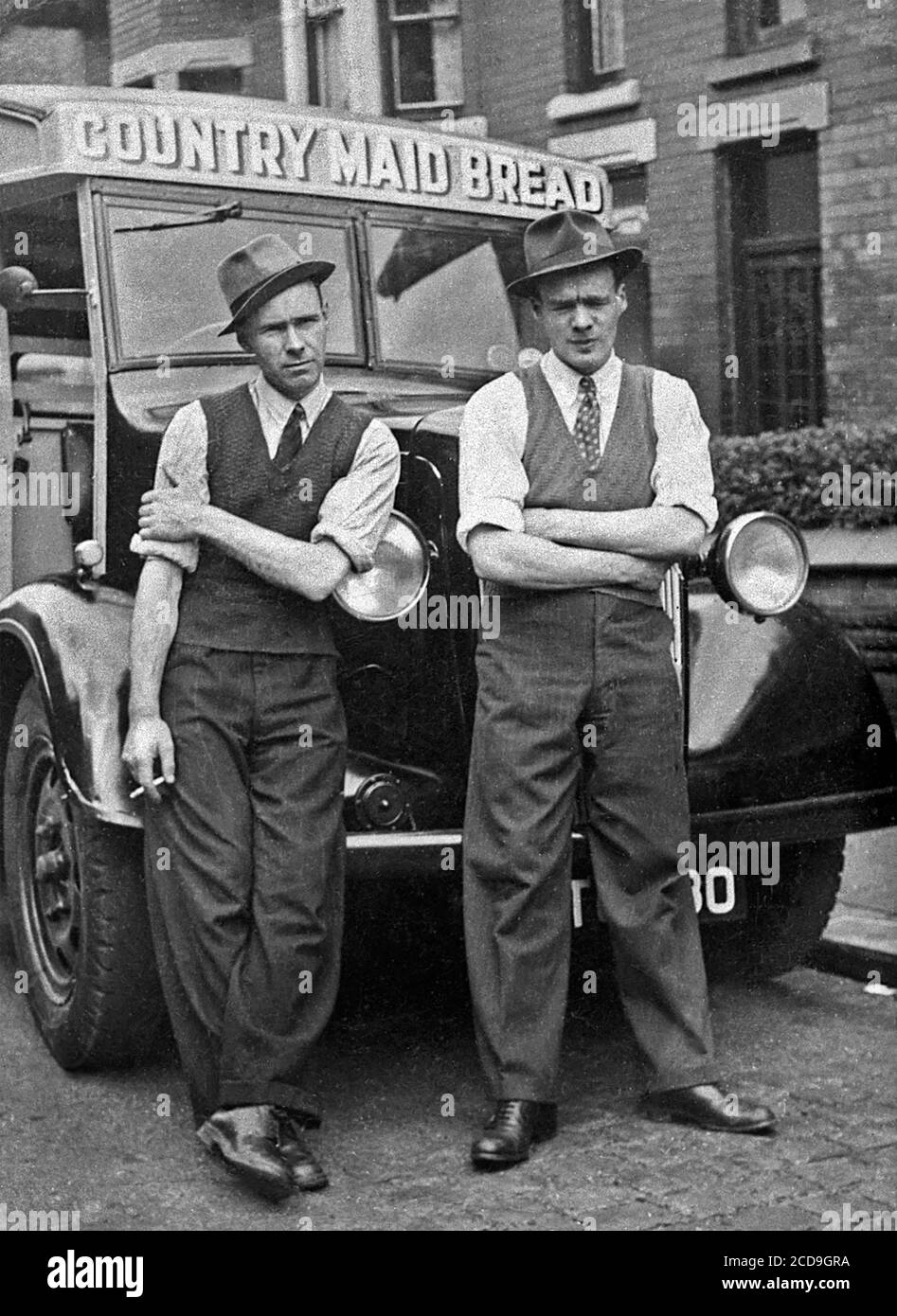 Country Maid Bread,bread delivery van,1940's Stock Photo - Alamy