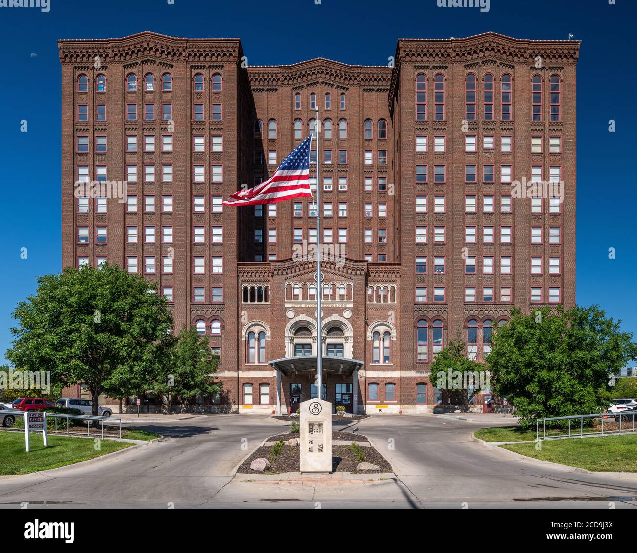 Converted Omaha stockyards building Stock Photo - Alamy
