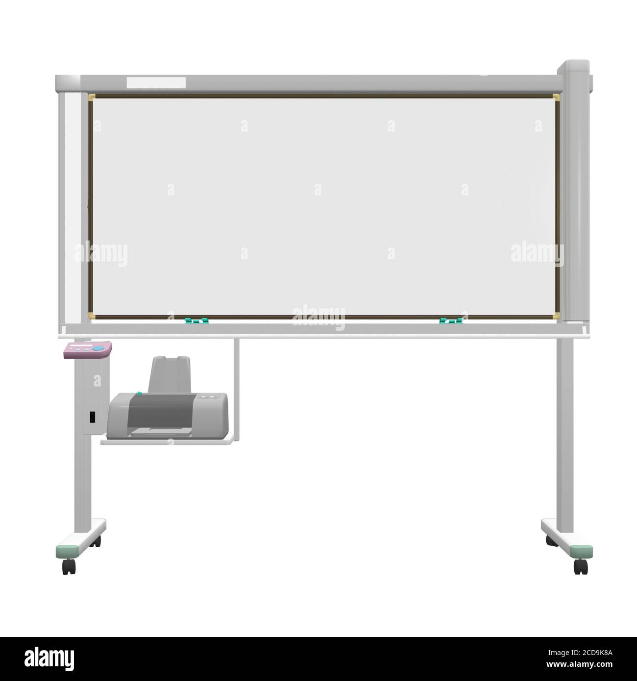 Digitally render of a blank projection screen, 3d illustration Stock ...