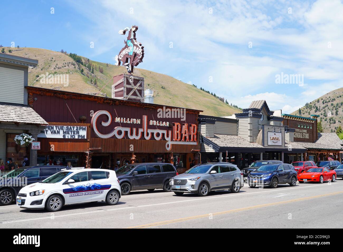 Million dollar cowboy bar jackson hole hi-res stock photography and ...