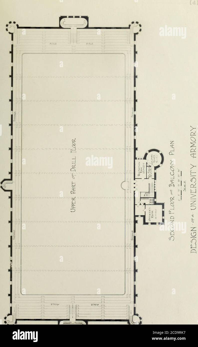 . Design of a university armory Stock Photo - Alamy