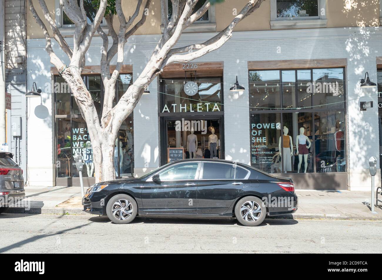 Facade with logo at Athleta clothing store, June 28, 2020 Stock Photo ...