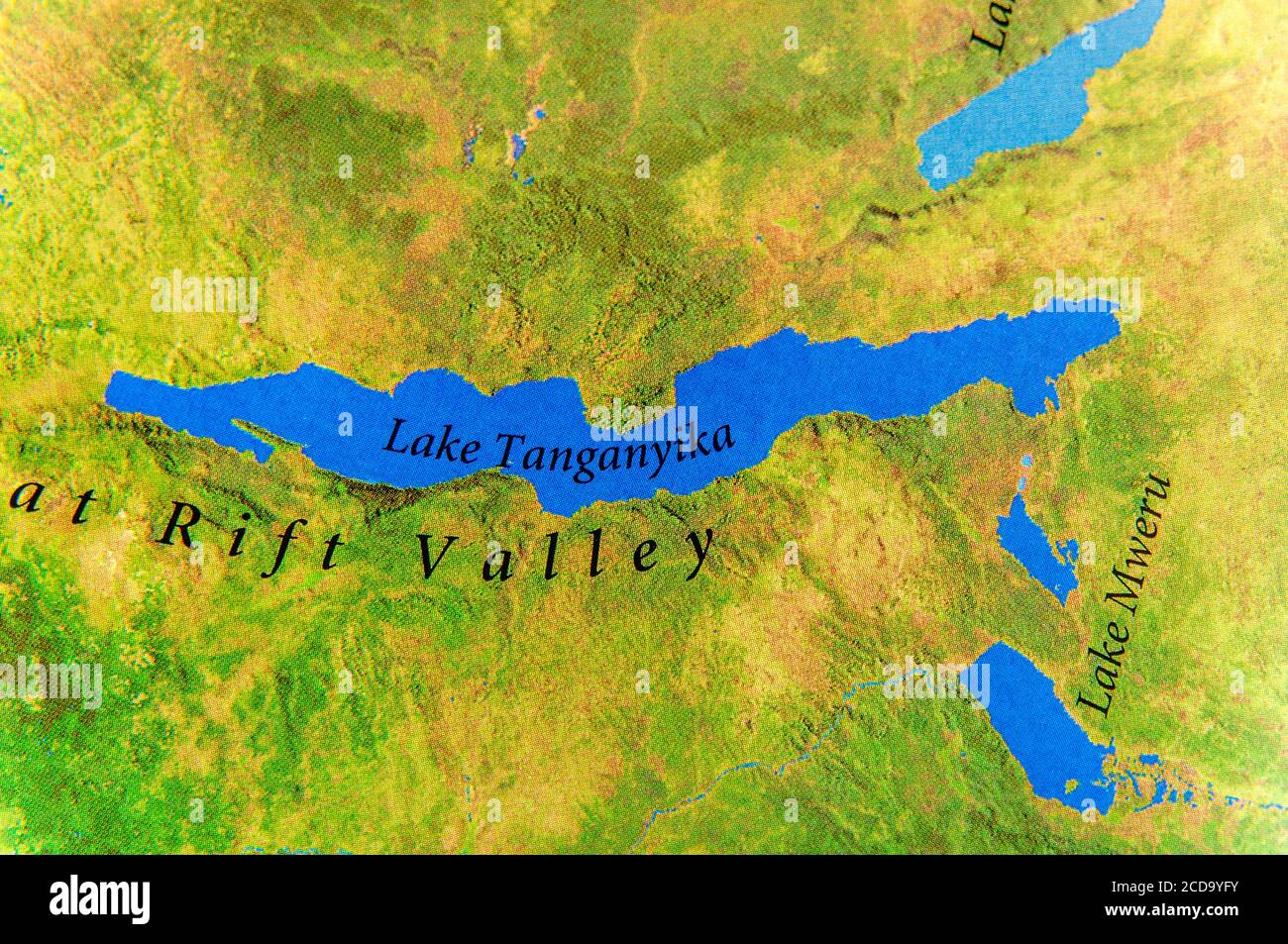 Geographic map of Tanzania Stock Photo - Alamy