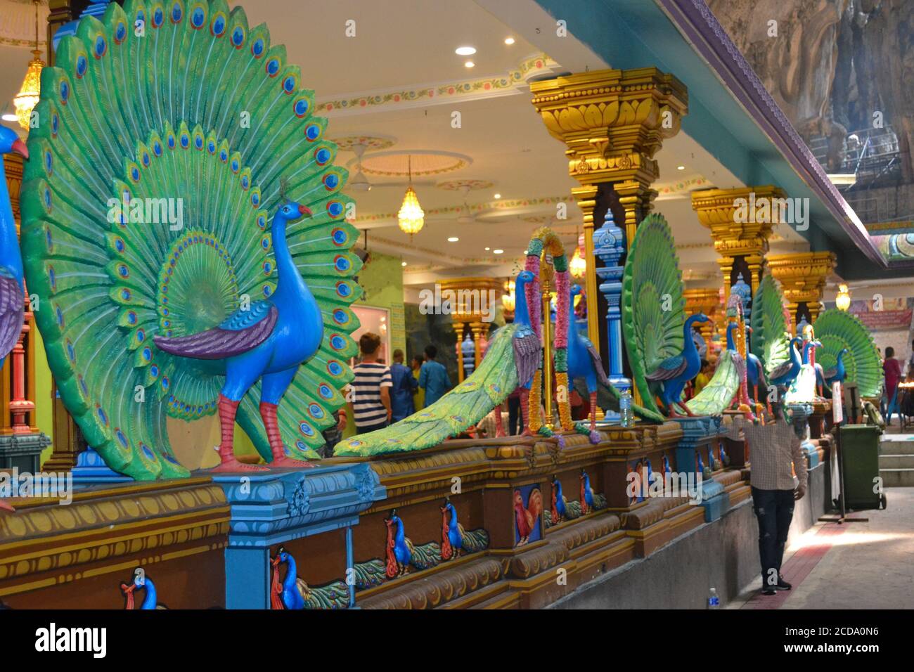 inside of Batu Caves Kuala lumpur Malaysia Stock Photo - Alamy