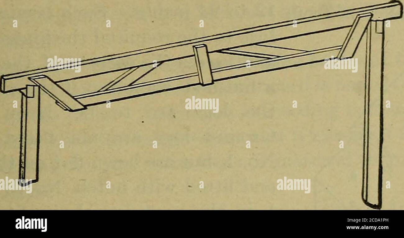 . Handbook for rangers & woodsmen . roof. the rafters from sagging and ...