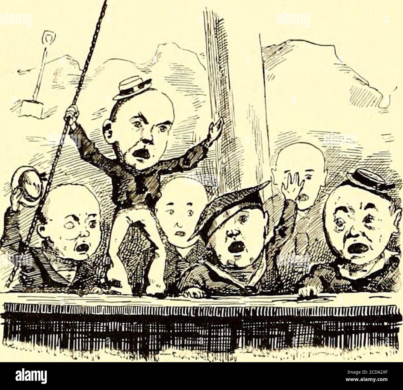 . St. Nicholas [serial] . CAPTAIN NOBODY.. THE CREW WAVED THEIR TINY ...