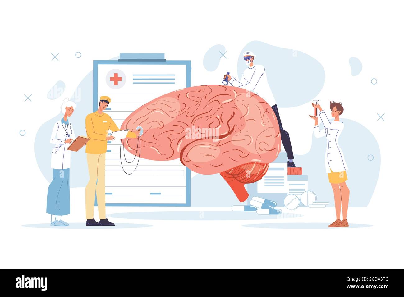 Neurology neurosurgery Stock Vector Images - Alamy