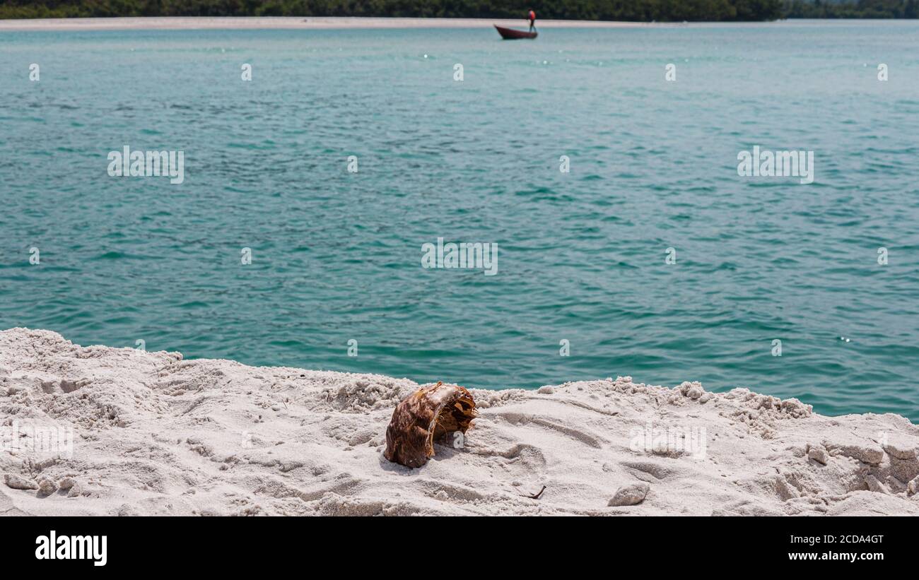 Half water half sand hi-res stock photography and images - Alamy