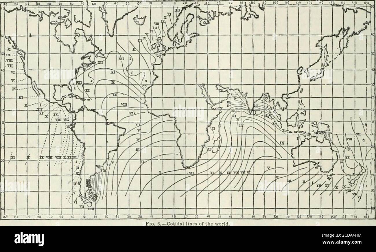 Cotidal maps hi-res stock photography and images - Alamy