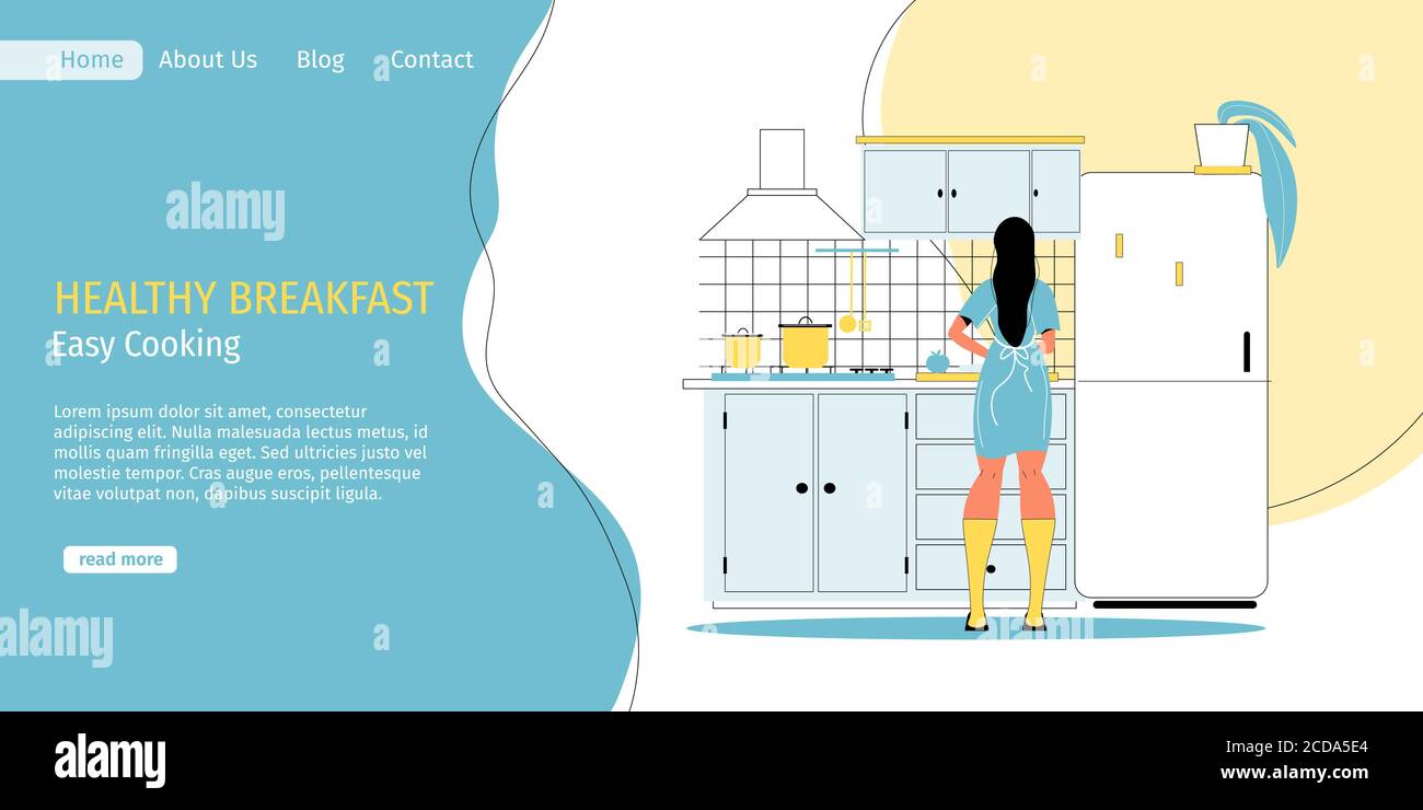 Easy vegan recipe Stock Vector Images - Alamy