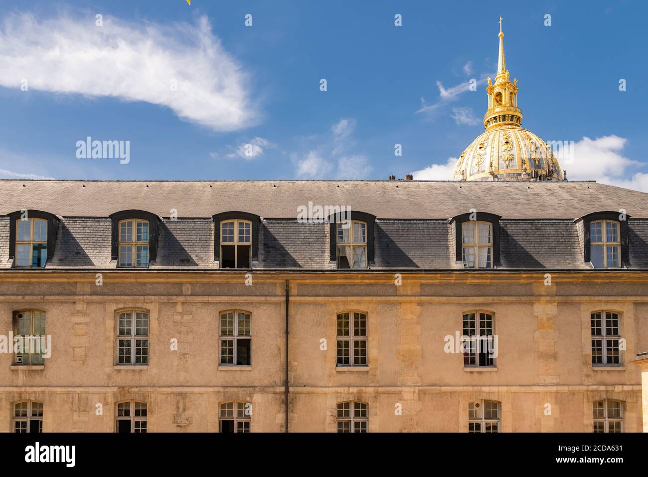 Paris, the Invalides dome, beautiful monument Stock Photo - Alamy