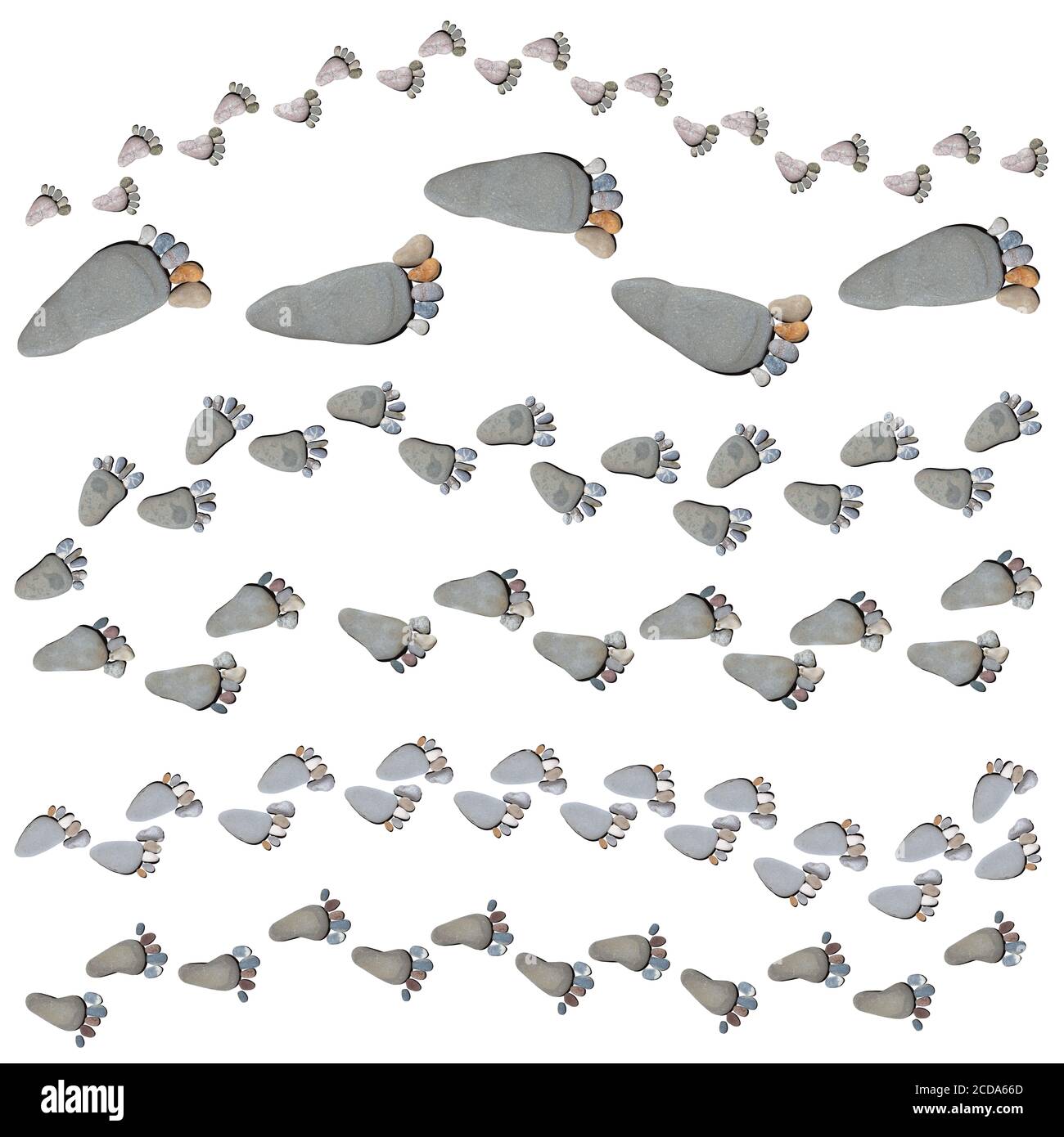 Gravel steps Cut Out Stock Images & Pictures - Alamy