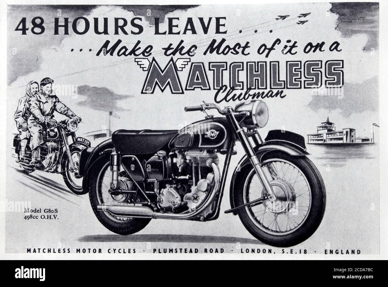 Matchless motorcycles advert hi-res stock photography and images - Alamy