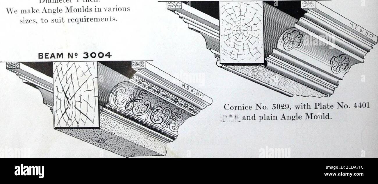 . Ceilings & Side Walls : Catalogue no 60 . Stock Angle Mould Diameter ...