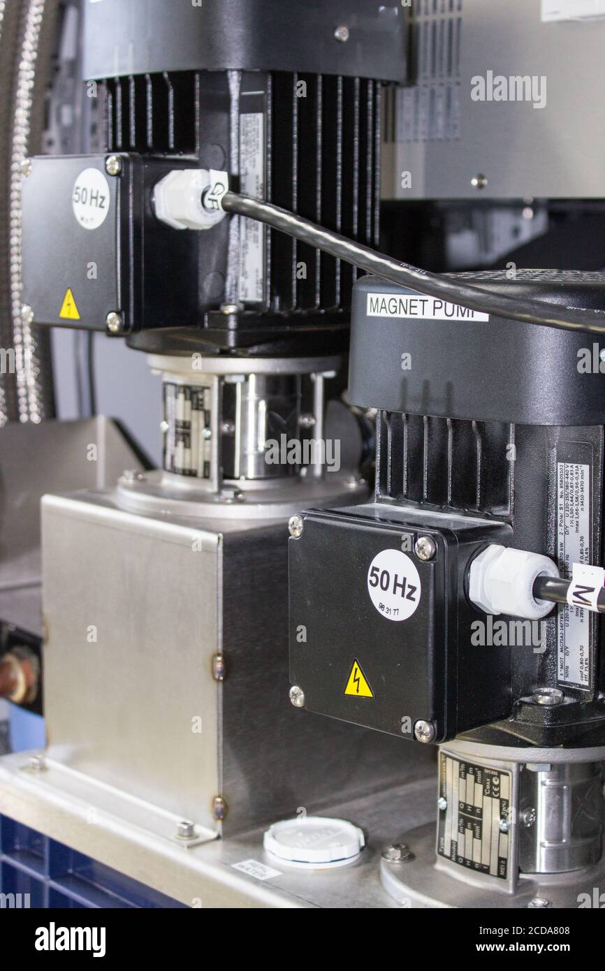 Vertical shot of Grundfos pressure booster pump Stock Photo - Alamy