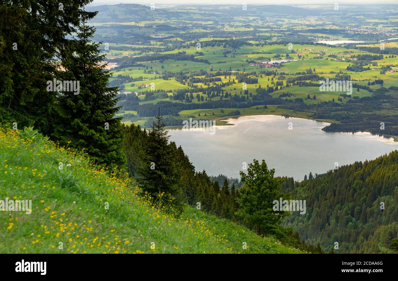 The hills and lakes of Bavaria in southern Germany Stock Photo - Alamy