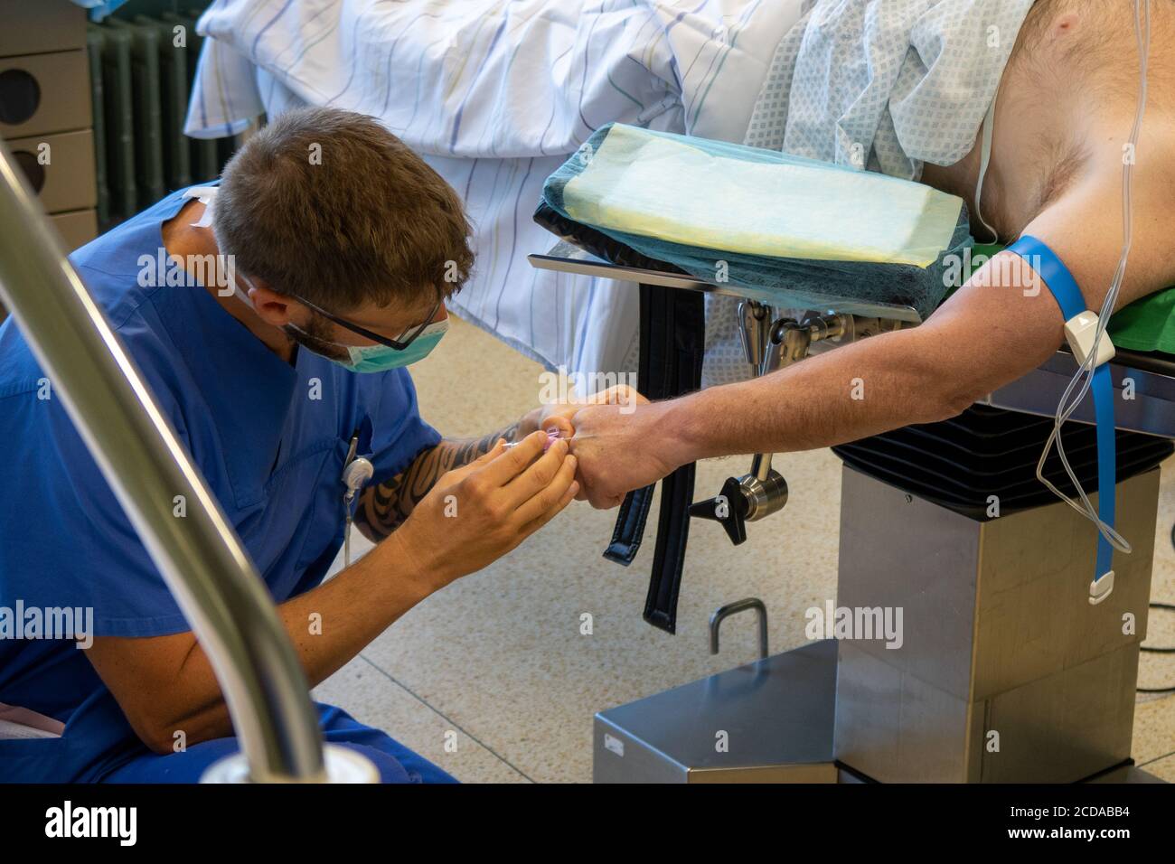 Patient Cannula In Hospital Bed High Resolution Stock Photography and ...