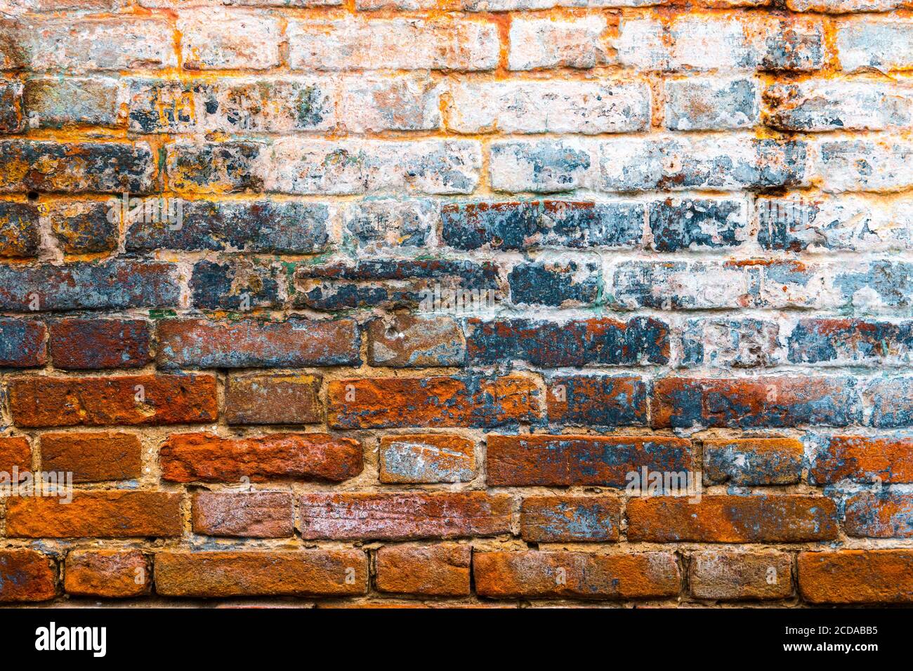 Vibrant abstract textured web banner with copy space. Old rough brick ...