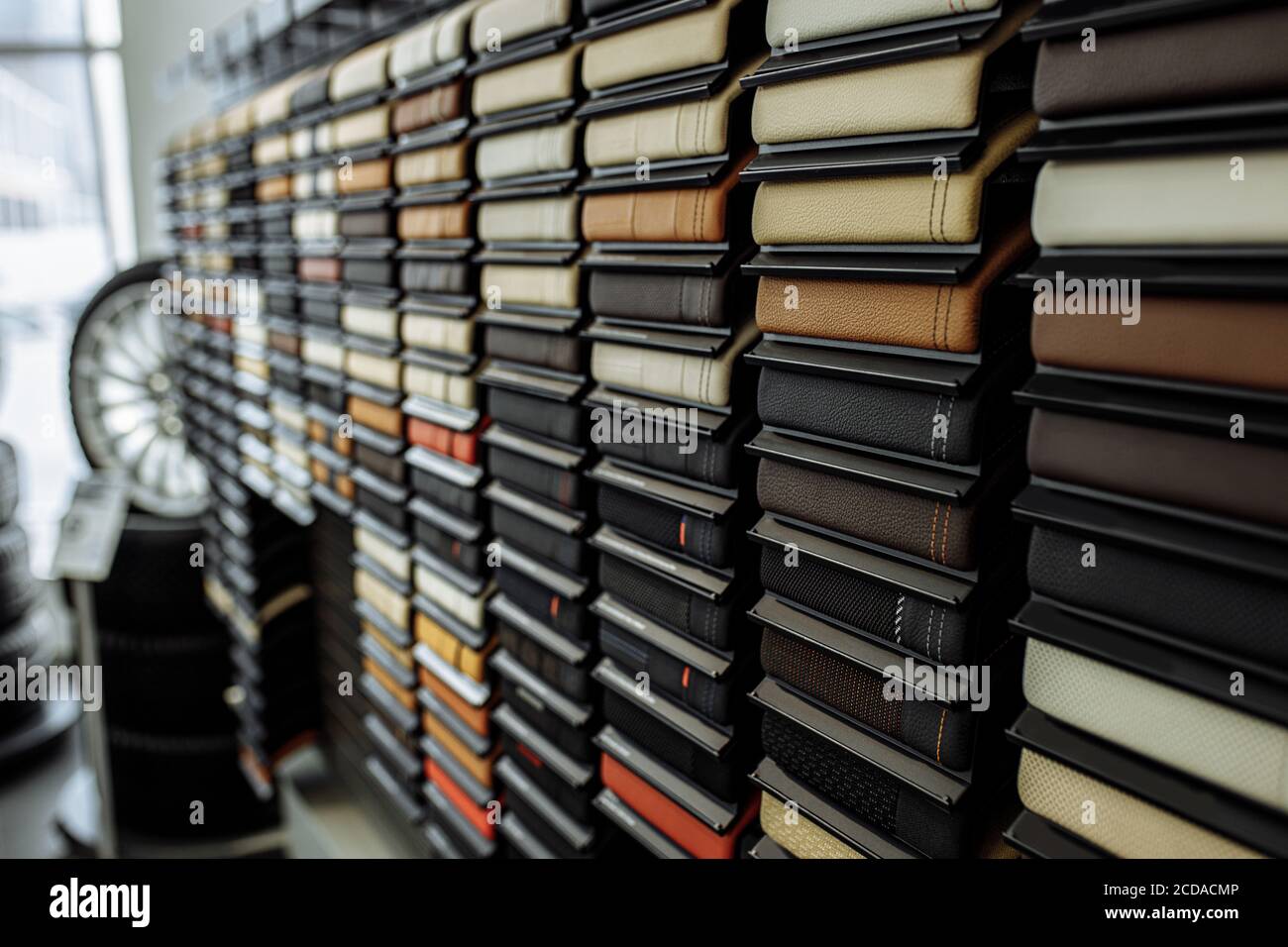 variety of colors, palette for internal auto design represented in ...