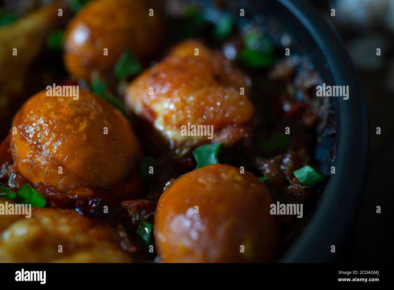 preparing chicken with pequi at home, local food of Brazil Stock Photo ...