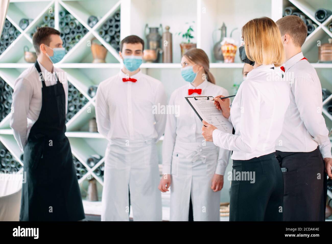 Restaurant employees uniform hi-res stock photography and images - Alamy