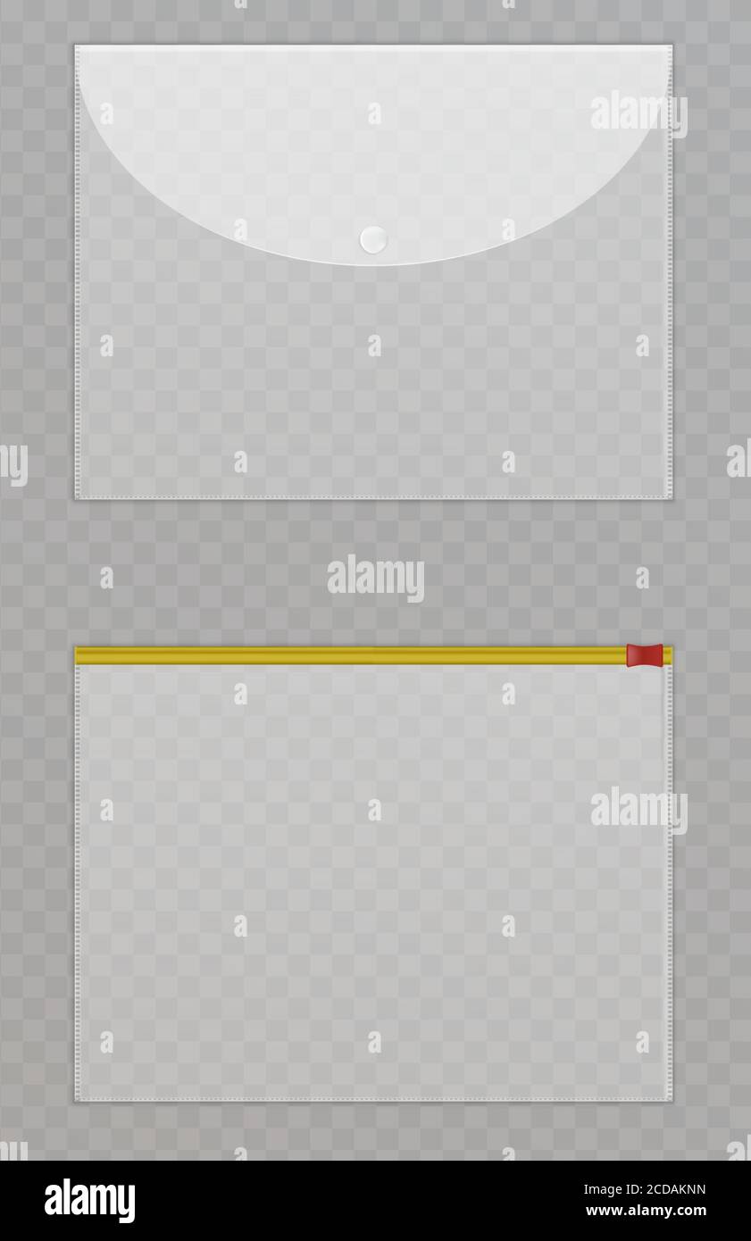 Transparent pocket folder hi-res stock photography and images - Alamy