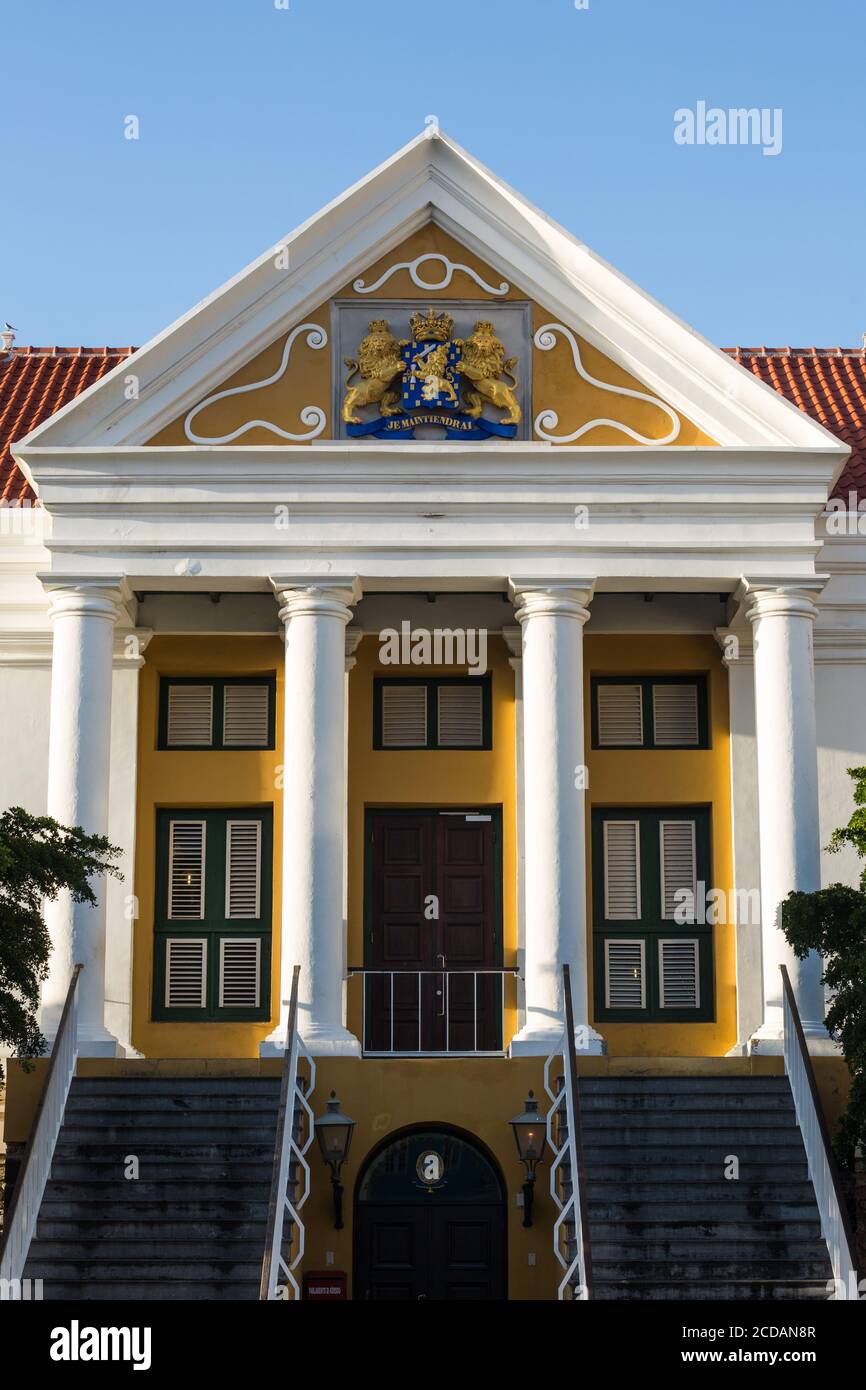 The Joint Court of Justice building in the Punda section of Willemstad ...