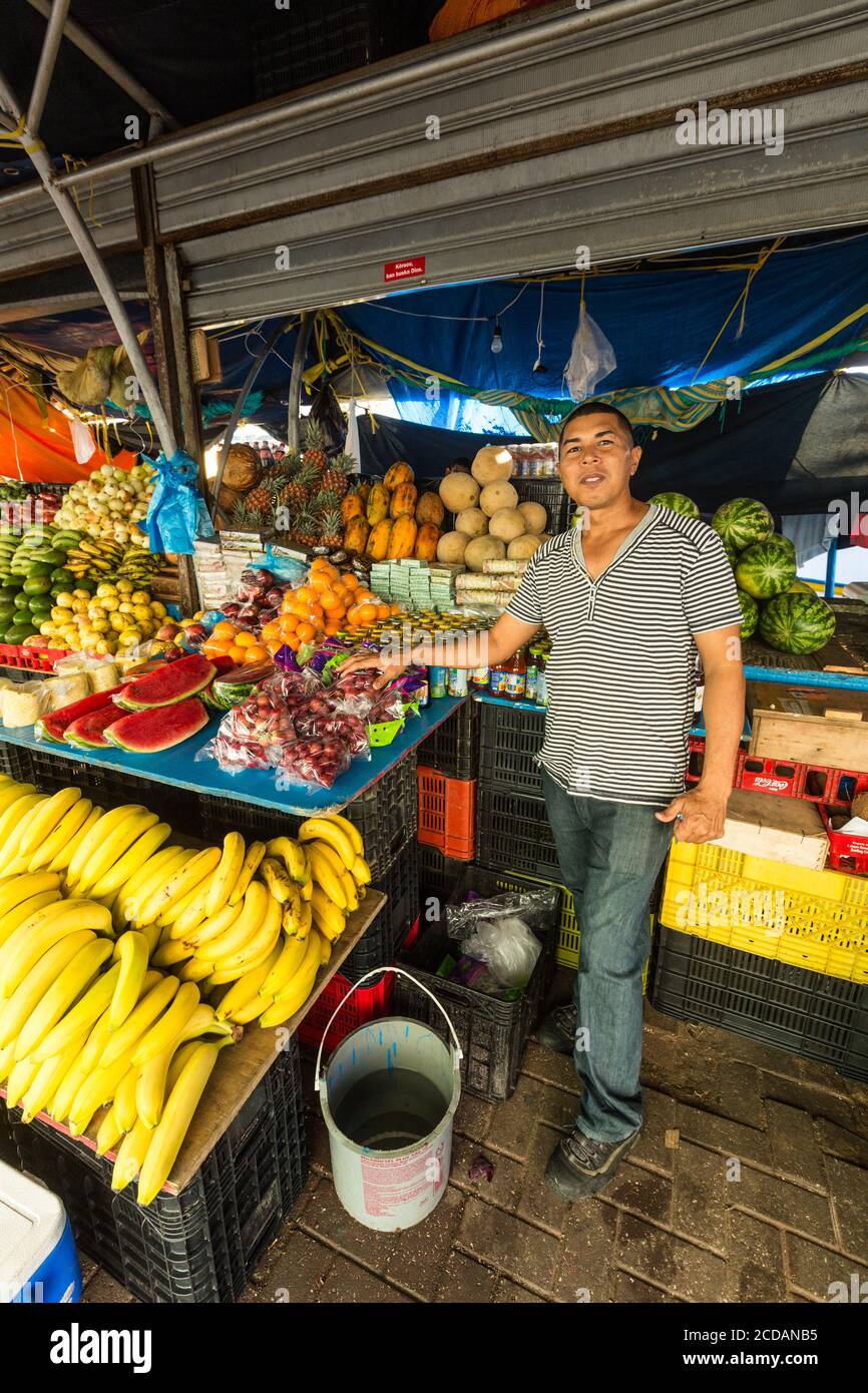 The Floating Market or Drijvende Markt on the Waaigat in the Punda ...