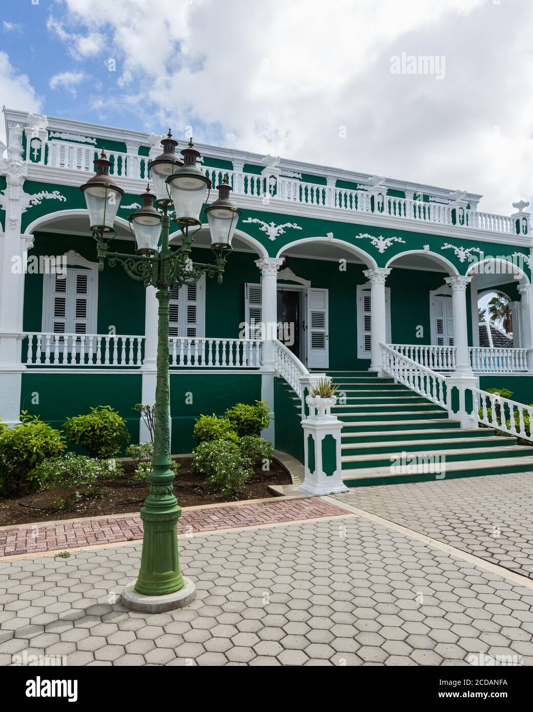 The National Archive of Curacao is housed at Scharlooweg 77 in a ...