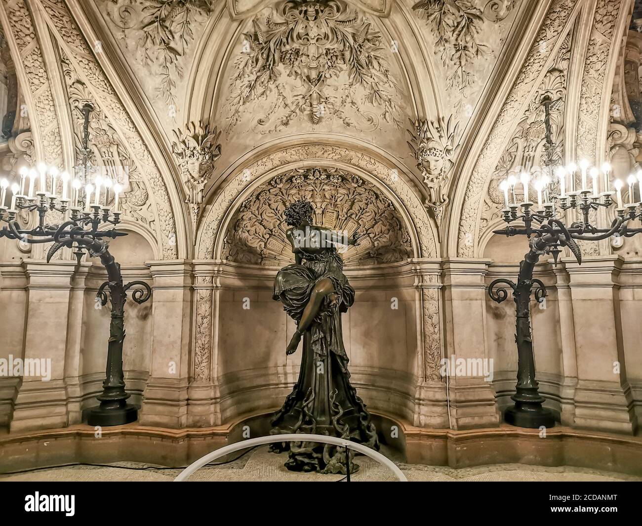 The national french opera Garnier and its beautiful architecture Stock ...