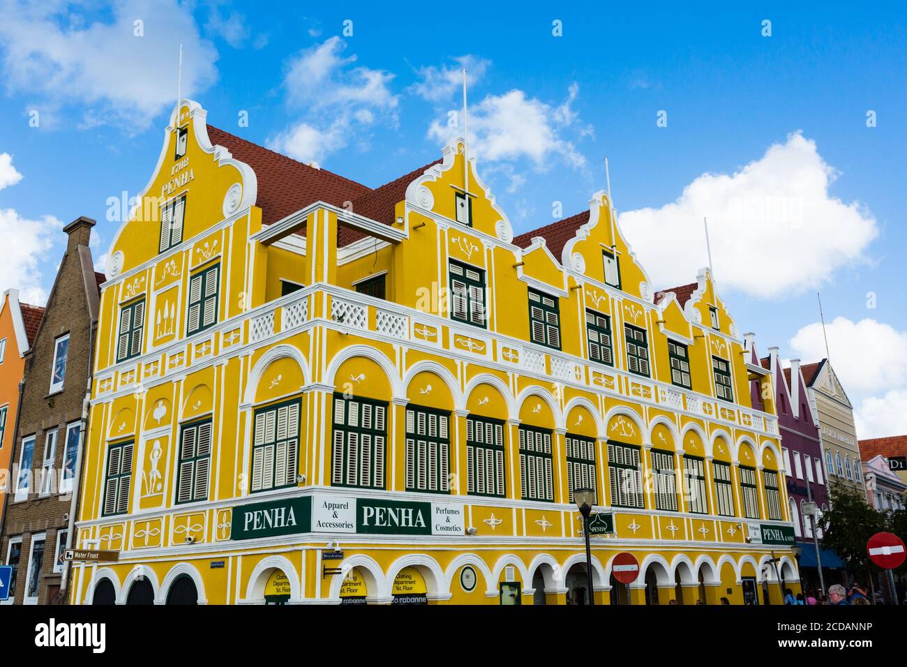 The Penha Building was built in 1708 in Dutch colonial style and is now ...