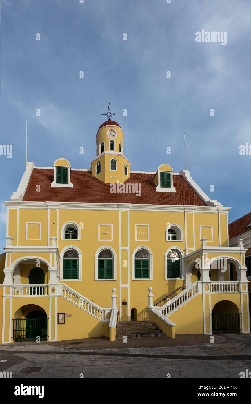 The Fort Church, built within the walls of Fort Amsterdam in the Punda ...