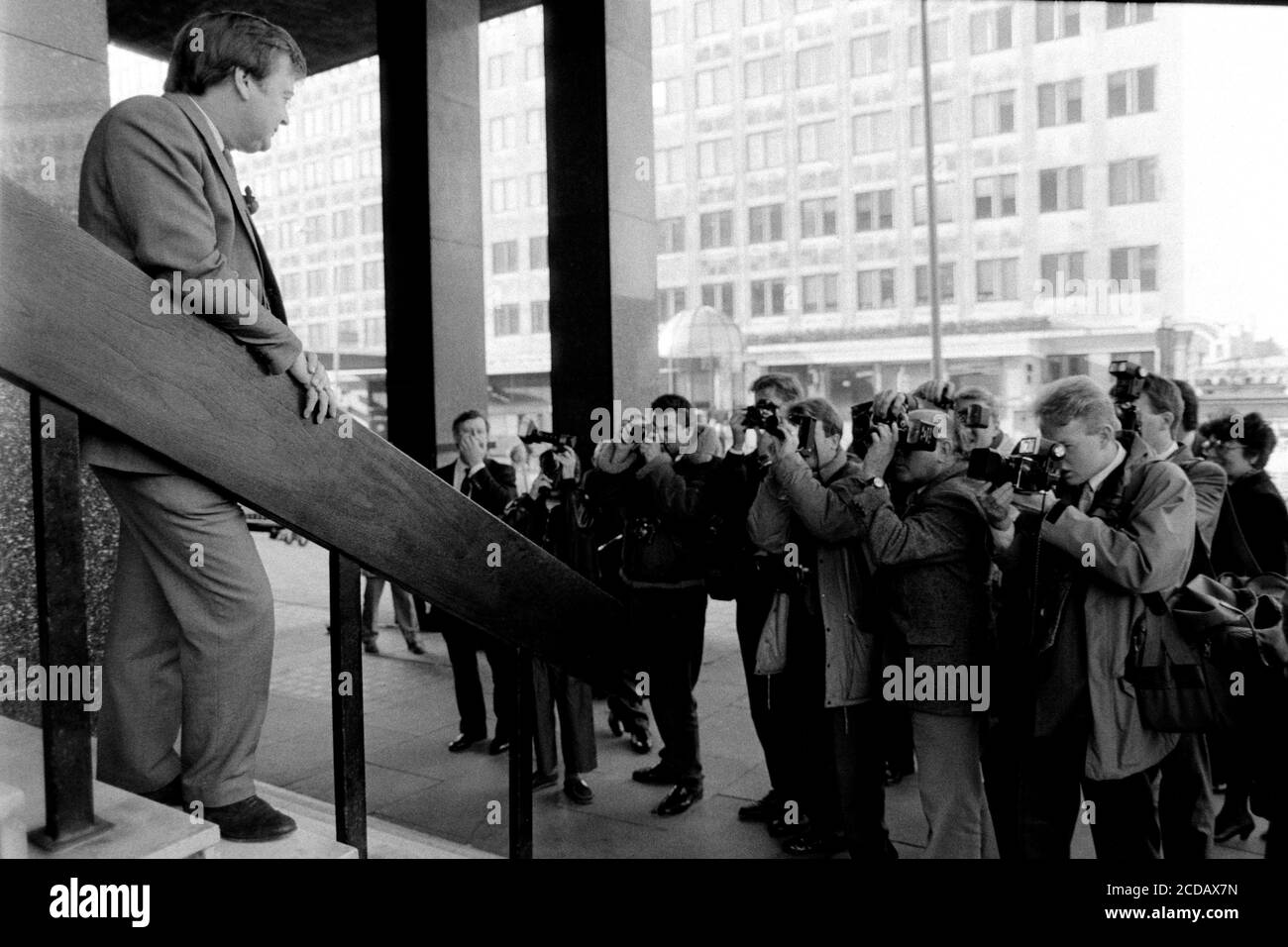Kenneth Clarke attends a photocall at Elizabeth House near Waterloo as ...