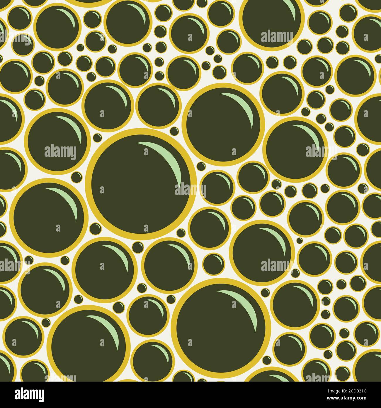 Seamless pattern with foam bubbles Stock Vector Image & Art - Alamy